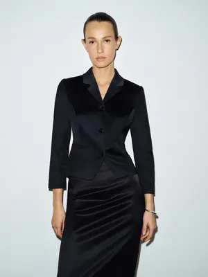 REFORMATION Florence Blazer - Black