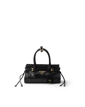 Prada Bonnie Leather Mini Bag - Black