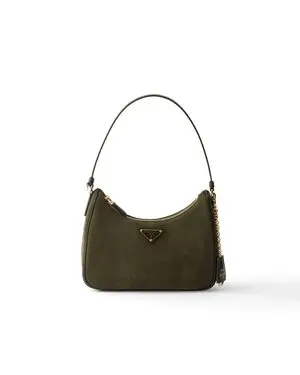 Prada Re-edition 2005 Suede Mini-bag - Green