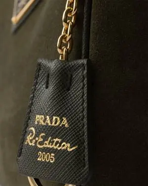Prada Re-edition 2005 Suede Mini-bag - Green