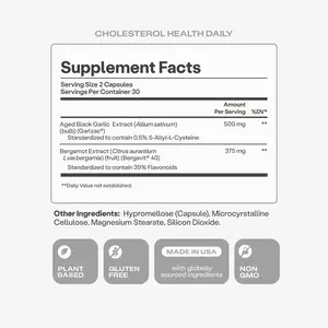 HUMANN Cholesterol Health Daily 60 Capsules