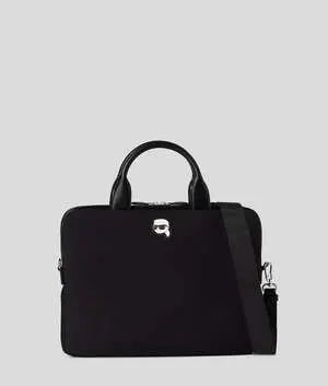 Karl Lagerfeld Ikon Laptop Bag - Black