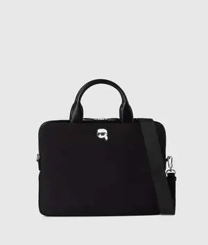 Karl Lagerfeld Ikon Laptop Bag - Black