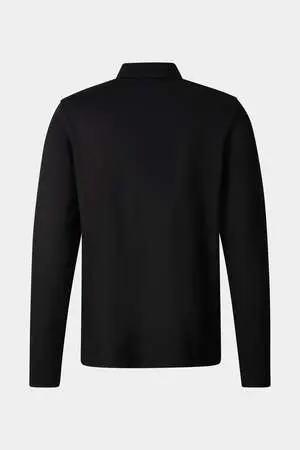 Bogner Timon Polo Long-sleeved Top - Black