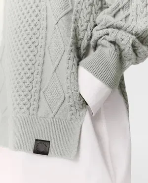 Stella McCartney Hybrid Knit Shirt Jumper Dress - 1464