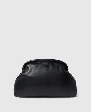 Stella McCartney Falabella Padded Soft Clutch - Black