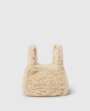 Stella McCartney Logo Double Shoulder Bag - Cream
