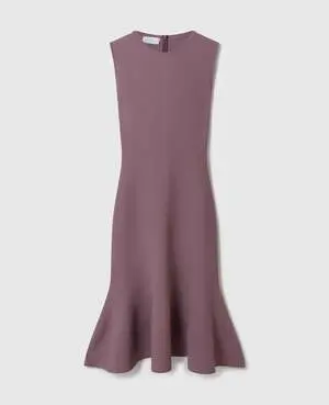 Stella McCartney Compact Knit Peplum Dress
