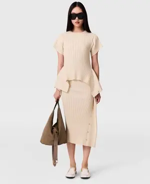 Stella McCartney Peplum Knit T-shirt