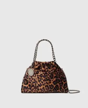 Stella McCartney Falabella Mini Drawstring Bag - Leopard