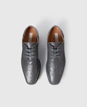 Stella McCartney Elyse Ostrich Platform Shoes