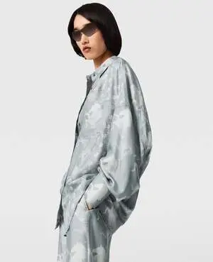 Stella McCartney Horse Print Silk Shirt - 4092
