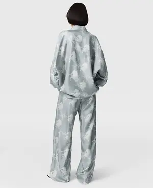Stella McCartney Horse Print Silk Shirt