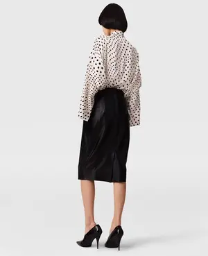 Stella McCartney Tie-neck Polka Dot Viscose Shirt