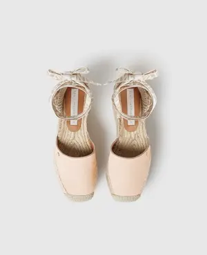 Stella McCartney Gaia 85 Wedge Espadrilles