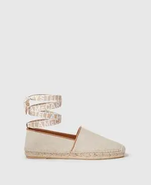 Stella McCartney Gaia Flat Sandals - Ecru