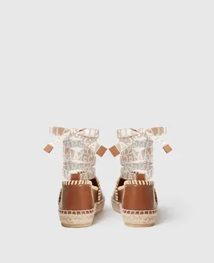 Stella McCartney Gaia Flat Sandals - Tan