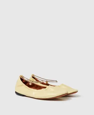 Stella McCartney Chain-detail Ballerina Flats