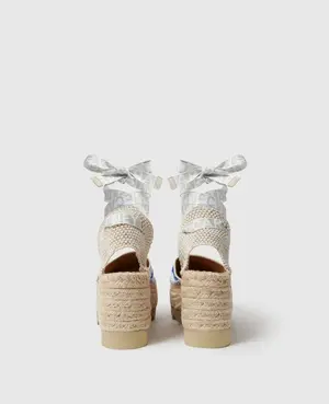 Stella McCartney Gaia Daisy Print Espadrilles