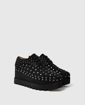Stella McCartney Elyse Studded Platform Shoes