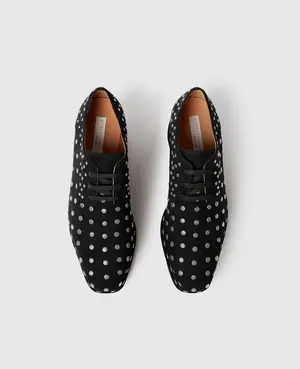 Stella McCartney Elyse Studded Platform Shoes