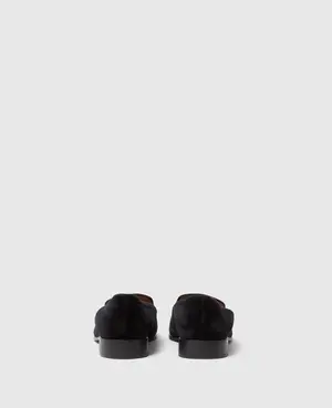 Stella McCartney Embroidered Velvet Loafers