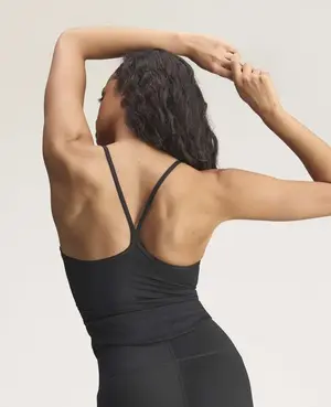 Stella McCartney Spaghetti Strap Tank Top - Black