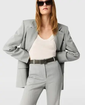 Stella McCartney Mid-rise Bootcut Trousers - Sage
