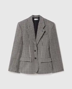 Stella McCartney Checked Wool Blazer