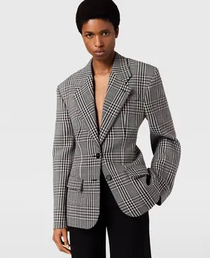 Stella McCartney Checked Wool Blazer