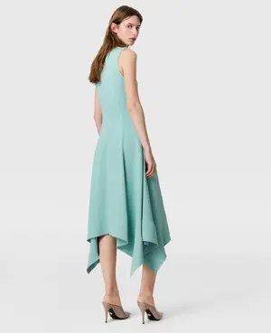 Stella McCartney Asymmetric Hem Midi Dress