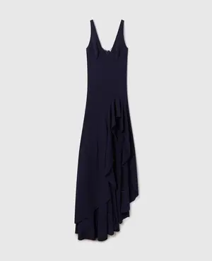 Stella McCartney Frill Slit Evening Gown - 4101