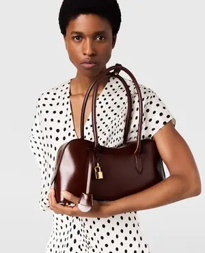 Stella McCartney Polka Dot V-neck Midi Dress