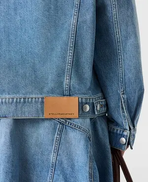 Stella McCartney Pure. Tech Deconstructed Denim Jacket
