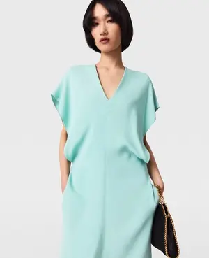 Stella McCartney V-neck Midi Dress