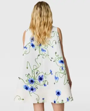 Stella McCartney Embroidered A-line Dress