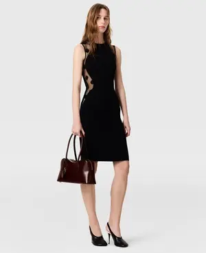 Stella McCartney Sleeveless Polka Dot Midi Dress