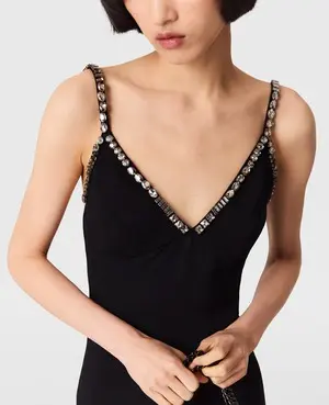Stella McCartney Embellished Textured Gown