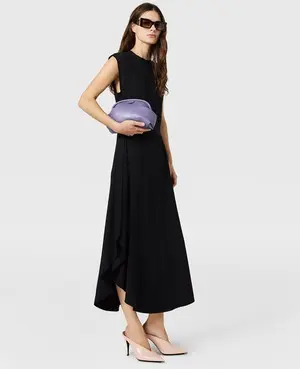 Stella McCartney Envers Satin Long Shift Dress