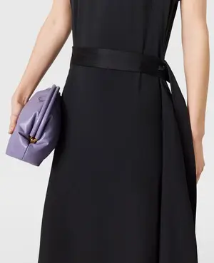 Stella McCartney Envers Satin Long Shift Dress