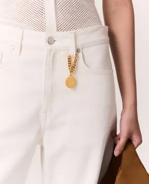 Stella McCartney Cropped Barrel-leg Jeans