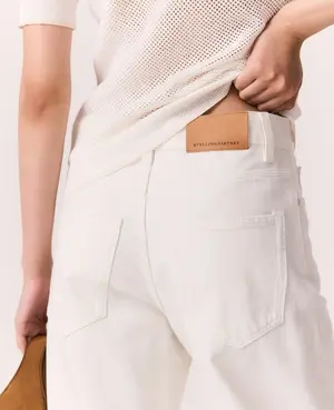 Stella McCartney Cropped Barrel-leg Jeans