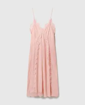 Stella McCartney Lace-trimmed Midi Dress