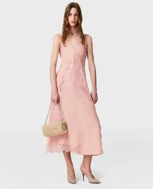 Stella McCartney Lace-trimmed Midi Dress