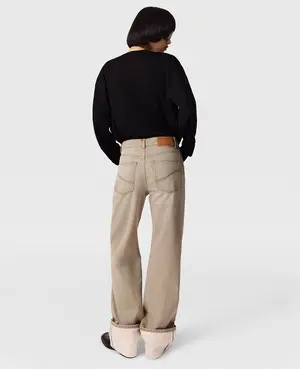 Stella McCartney Straight Turn-up Jeans