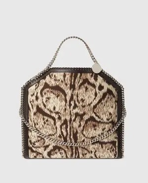 Stella McCartney Falabella Cloud Leopard Fold-over Tote Bag