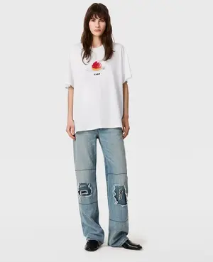 Stella McCartney Raspberry Graphic T-shirt
