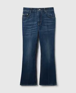 Stella McCartney Cropped Kick Flare Jeans