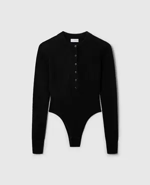 Stella McCartney Ribbed Wool Knit Body