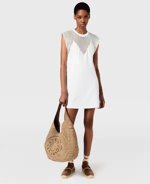Stella McCartney A-line Mini Dress With Net Panels